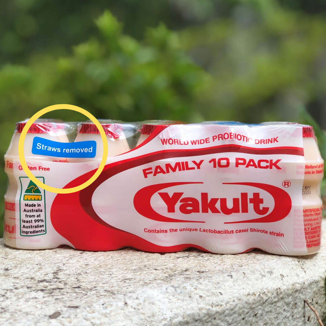 A new way to drink Yakult: Saying goodbye to single use plastic straws ...