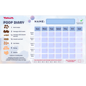 Introducing our new resource ‘Poop diary’ - Yakult Australia